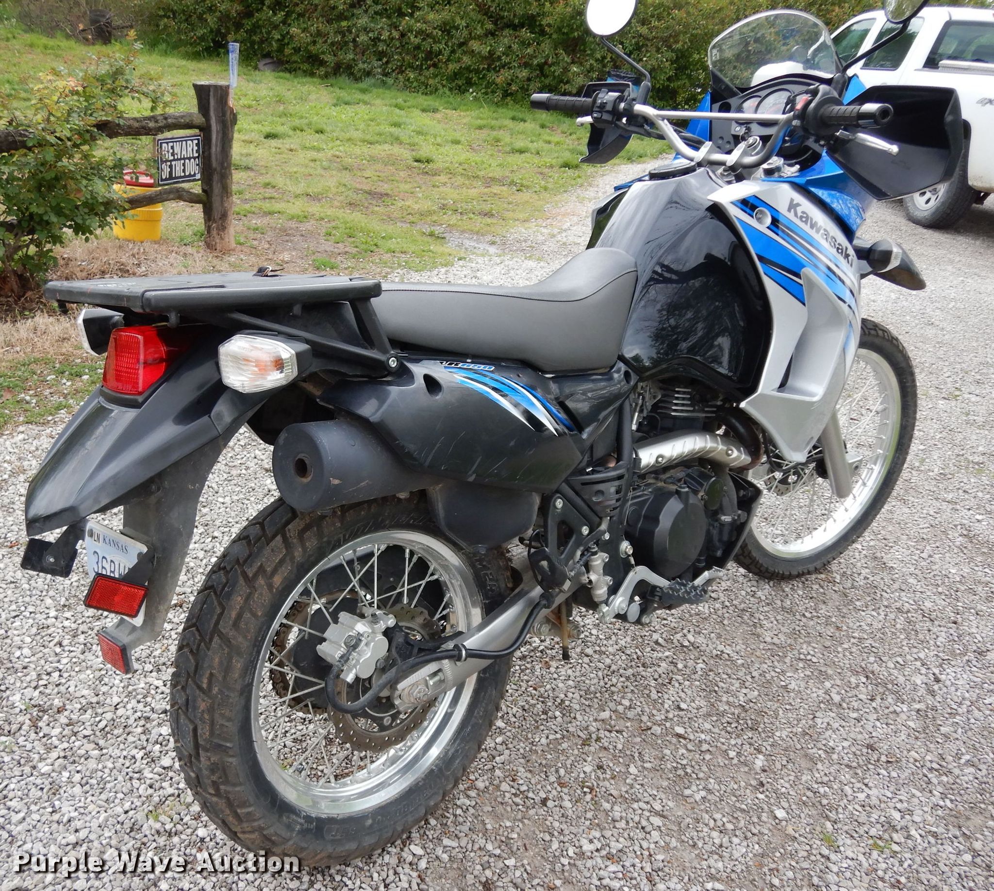 2011 Kawasaki KLR650 motorcycle in Mound City, KS | Item HT9114 sold ...