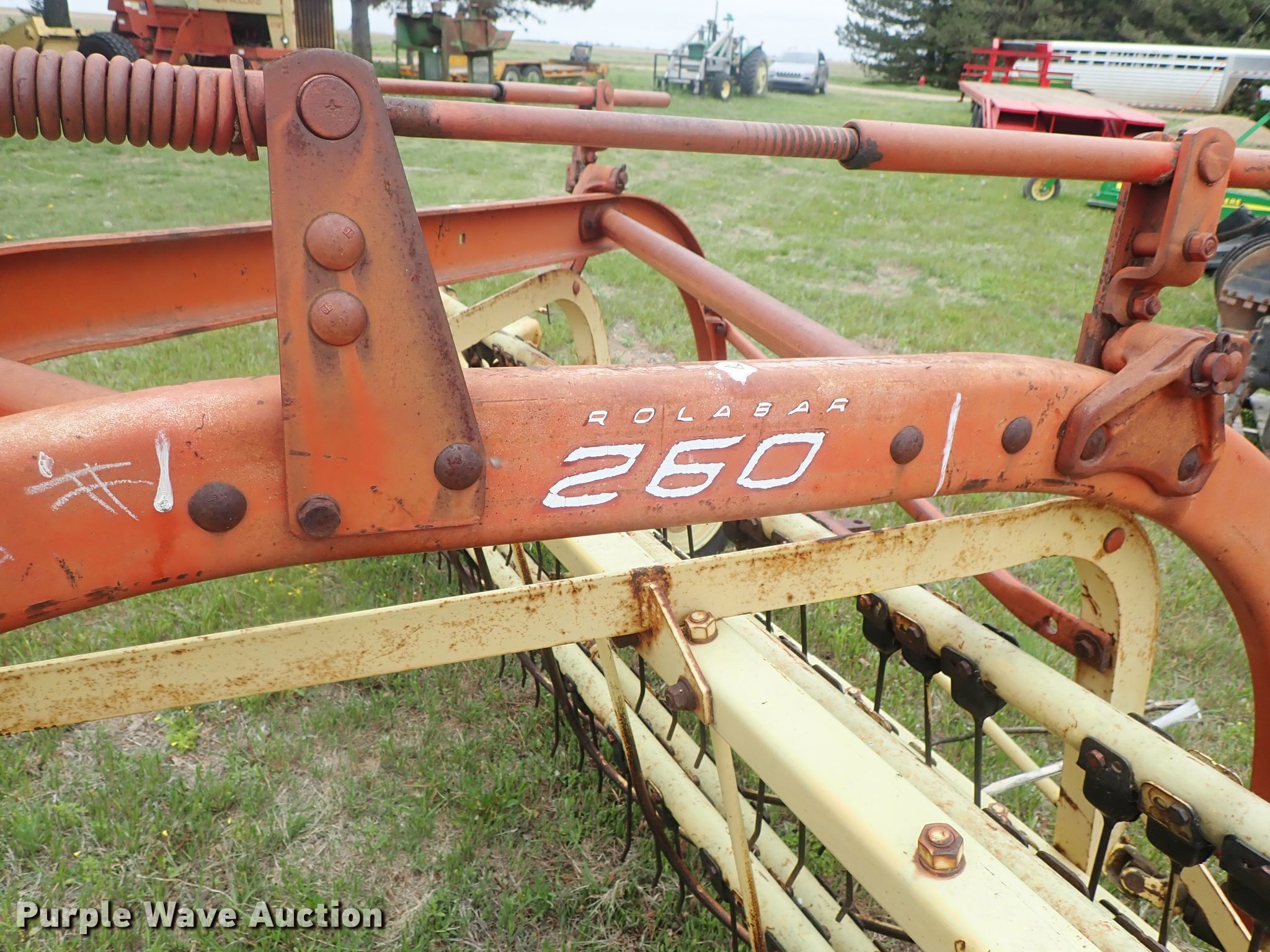 New Holland 260 hay rake in Lewis, KS | Item DG3154 sold | Purple Wave
