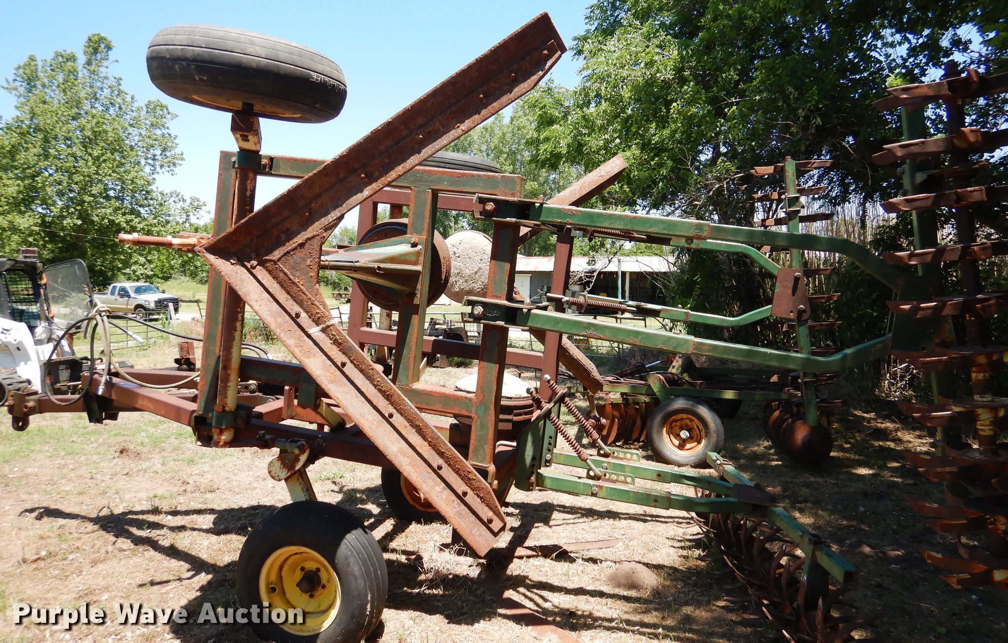 Flex King sweep plow in Longdale, OK | Item HV9014 sold | Purple Wave