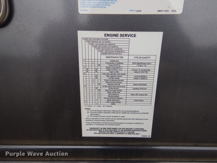 Lincoln SAE 300-MP welder in Welch, OK | Item GP9201 sold | Purple Wave