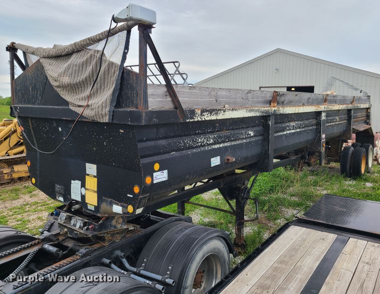 2000 Lufkin ULDIT38 end dump trailer in Richmond, MO | Item K5890 sold | Purple Wave