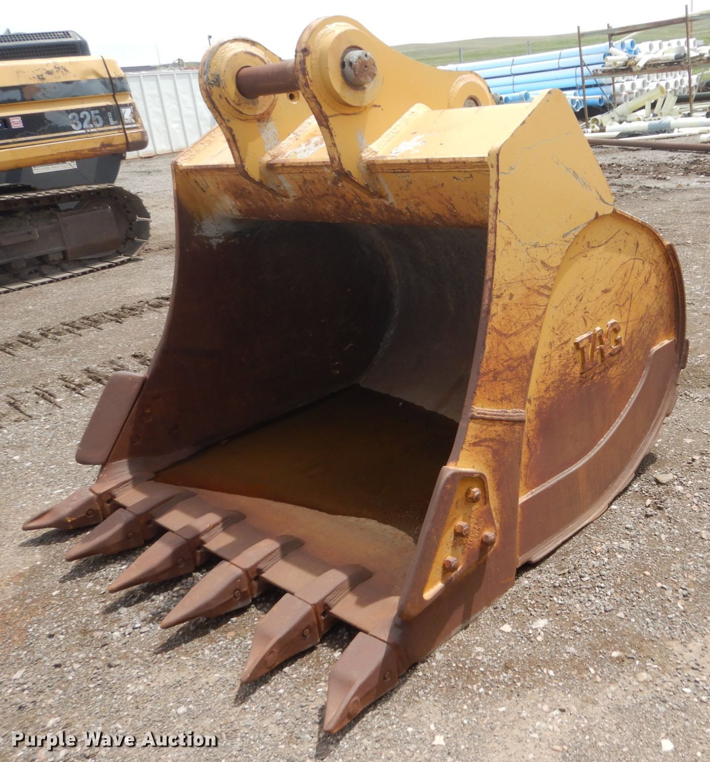 TAG 75"W excavator bucket in Rapid City, SD | Item GW9927 sold | Purple ...