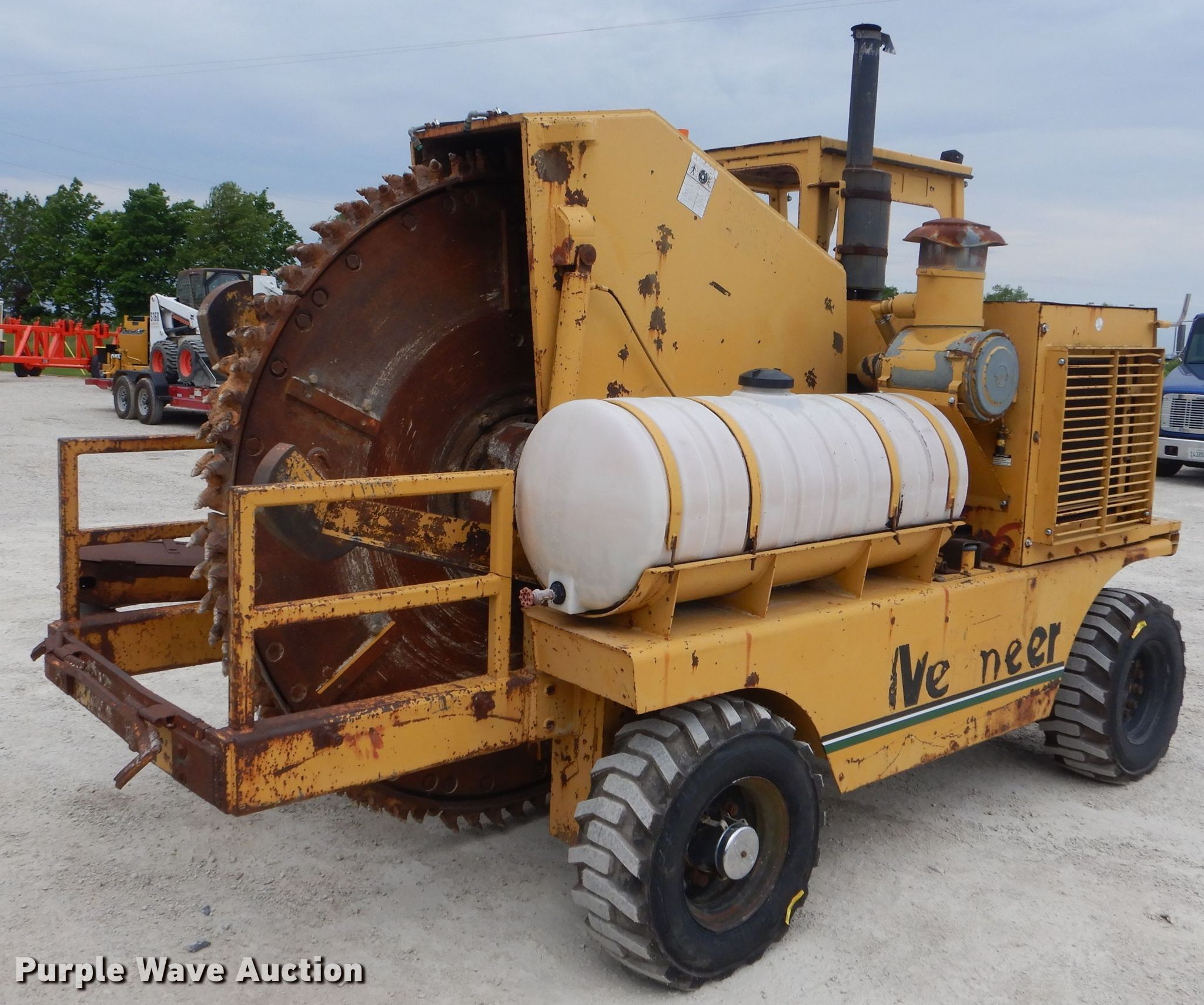 1994 Vermeer CC-135 rock saw in Clinton, IL | Item HM9504 sold | Purple ...