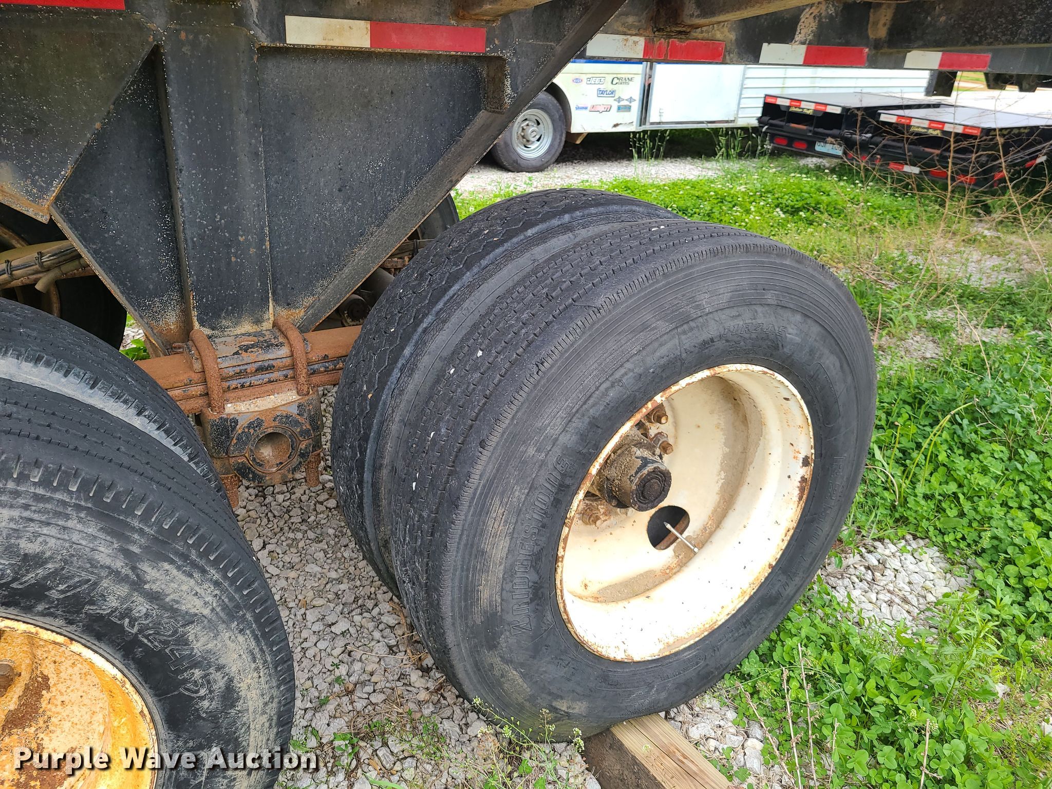 2000 Lufkin ULDIT38 end dump trailer in Richmond, MO | Item K5890 sold | Purple Wave