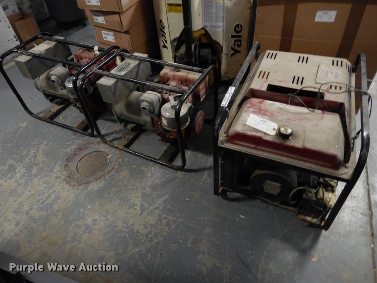 (3) Winco generators in Topeka, KS | Item GH9878 sold | Purple Wave