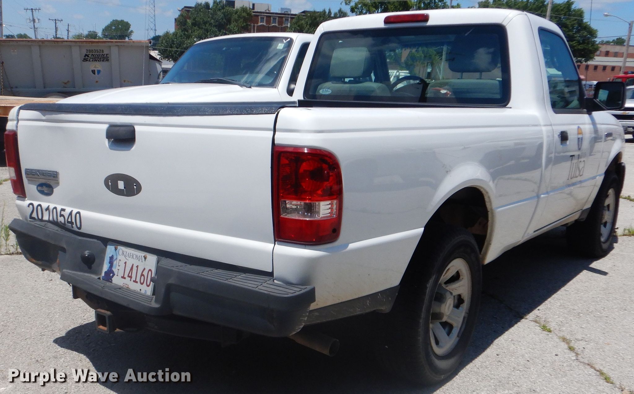 2010 Ford Ranger pickup truck in Tulsa, OK | Item GY9973 sold | Purple Wave