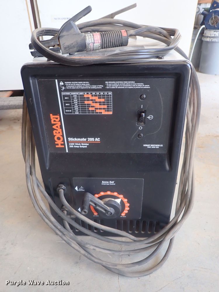Hobart Stickmate 205 AC stick welder in Garden Plain, KS | Item GW9448 ...