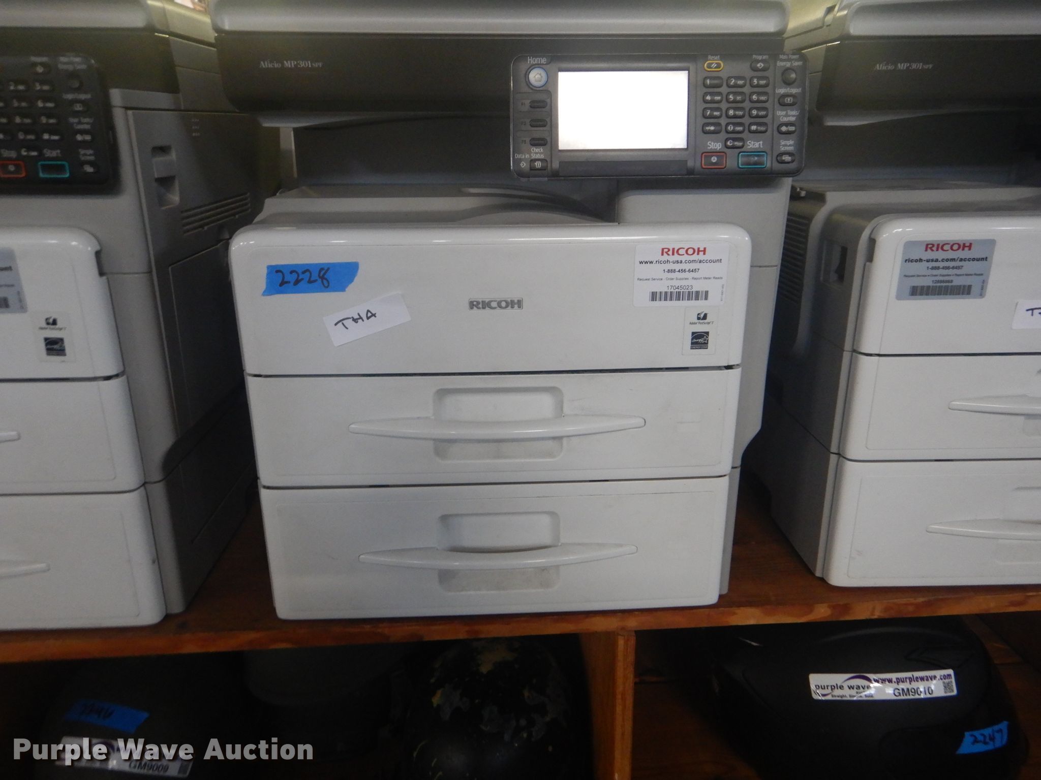 (5) Ricoh printers in Tulsa, OK | Item GM9007 sold | Purple Wave