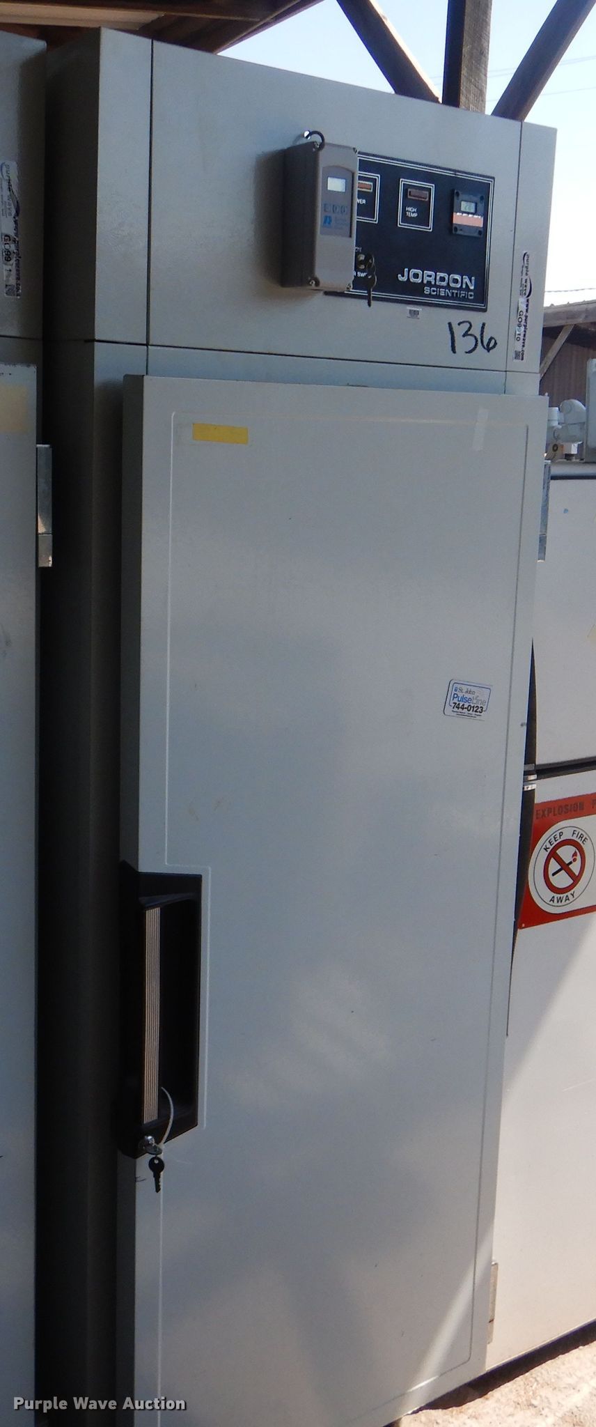 Jordon scientific refrigerator in Tulsa, OK | Item GO9910 sold | Purple ...