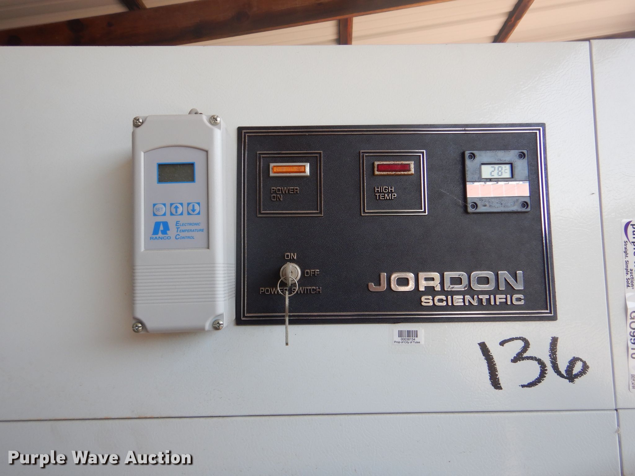 Jordon scientific refrigerator in Tulsa, OK | Item GO9910 sold | Purple ...