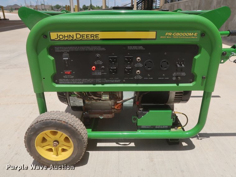 2015 John Deere PR-G8000M-E generator set in Kingfisher, OK | Item ...