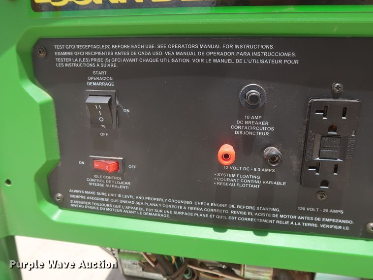 2015 John Deere PR-G8000M-E generator set in Kingfisher, OK | Item ...