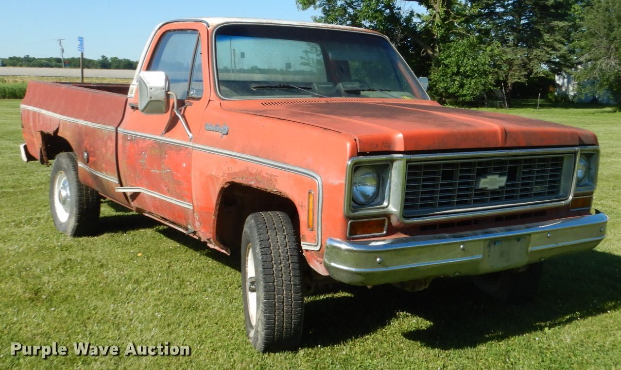 1974 Chevrolet Custom Deluxe 20 pickup truck in Martensdale, IA | Item ...