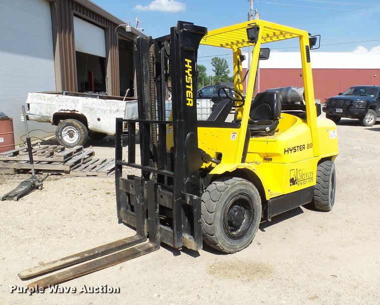 Hyster H80XM forklift in Eldon, MO | Item DG1945 sold | Purple Wave