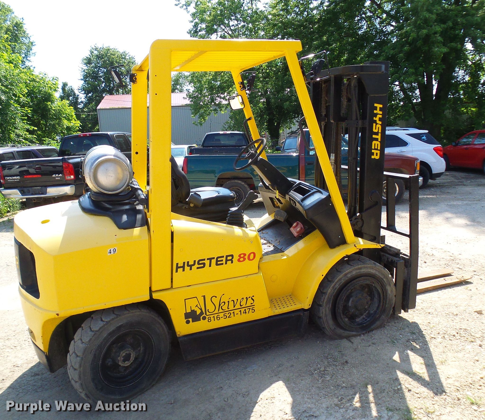 Hyster H80XM forklift in Eldon, MO | Item DG1945 sold | Purple Wave