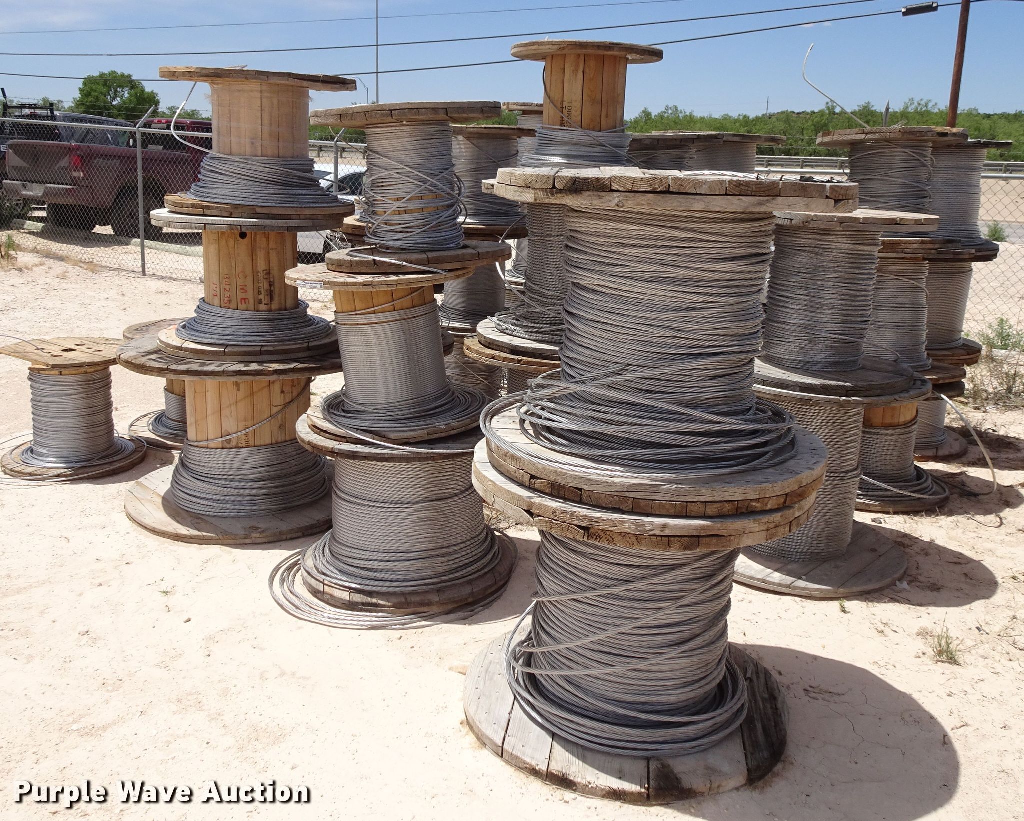 Approximately 29 spools of cable in Big Spring, TX | Item GC9203 sold ...