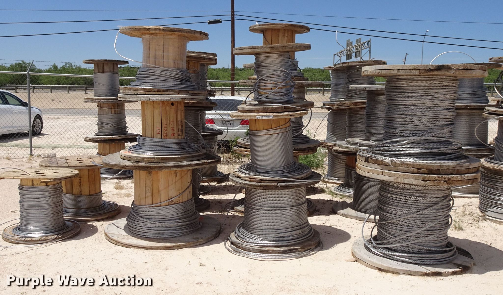 Approximately 29 spools of cable in Big Spring, TX | Item GC9203 sold ...