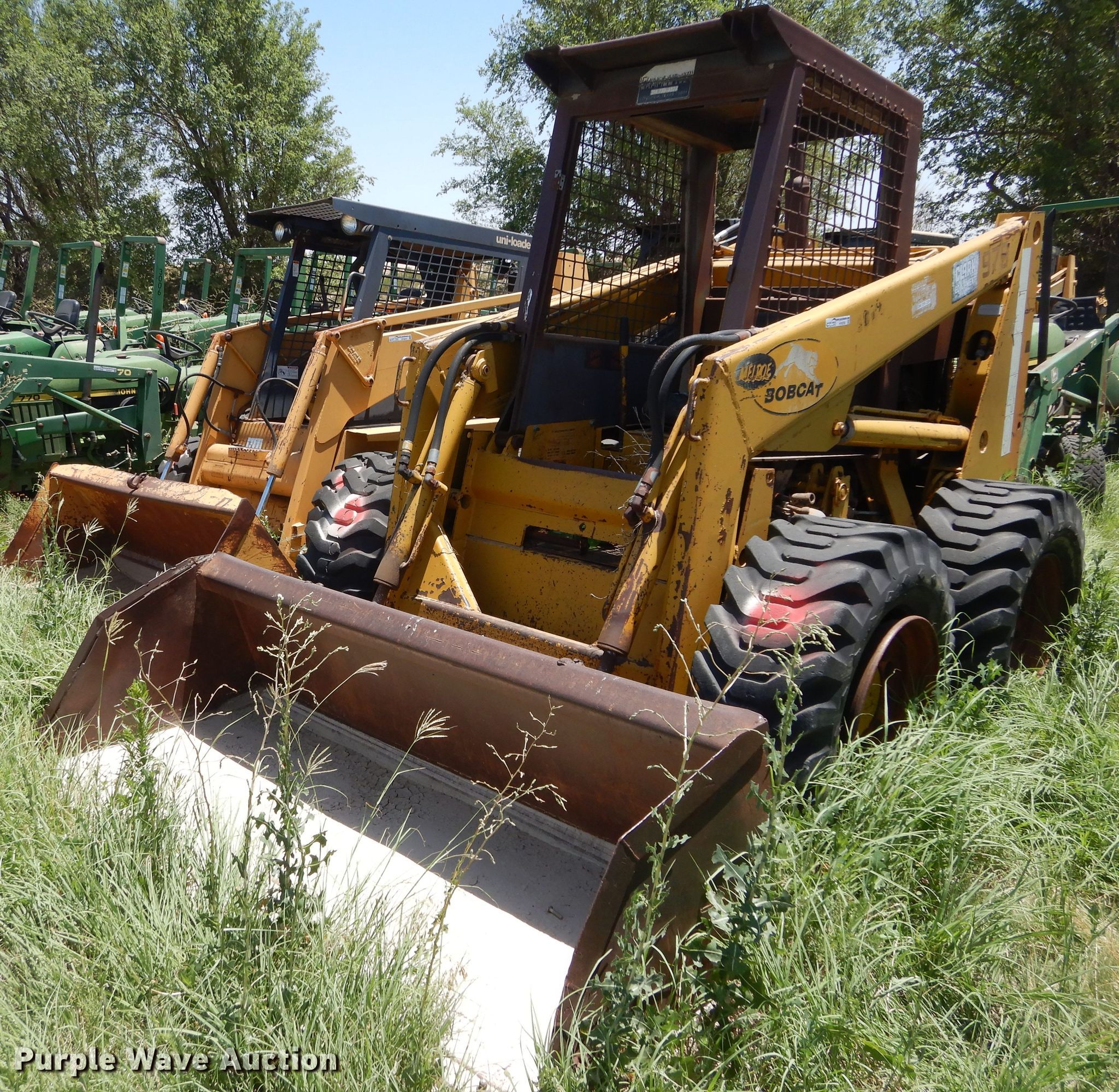 Melroe Bobcat 975 skid steer loader in Optima, OK | Item HV9239 sold ...