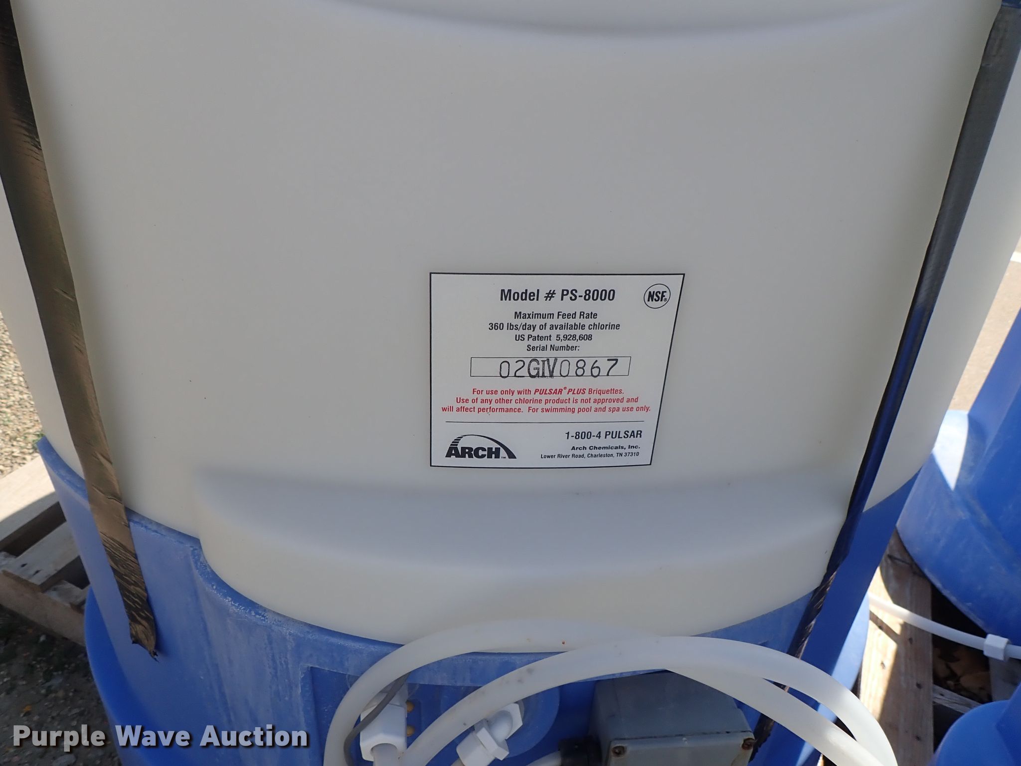 (4) Pulsar 4 PS-800 chlorination systems in Mcpherson, KS | Item GS9221 ...