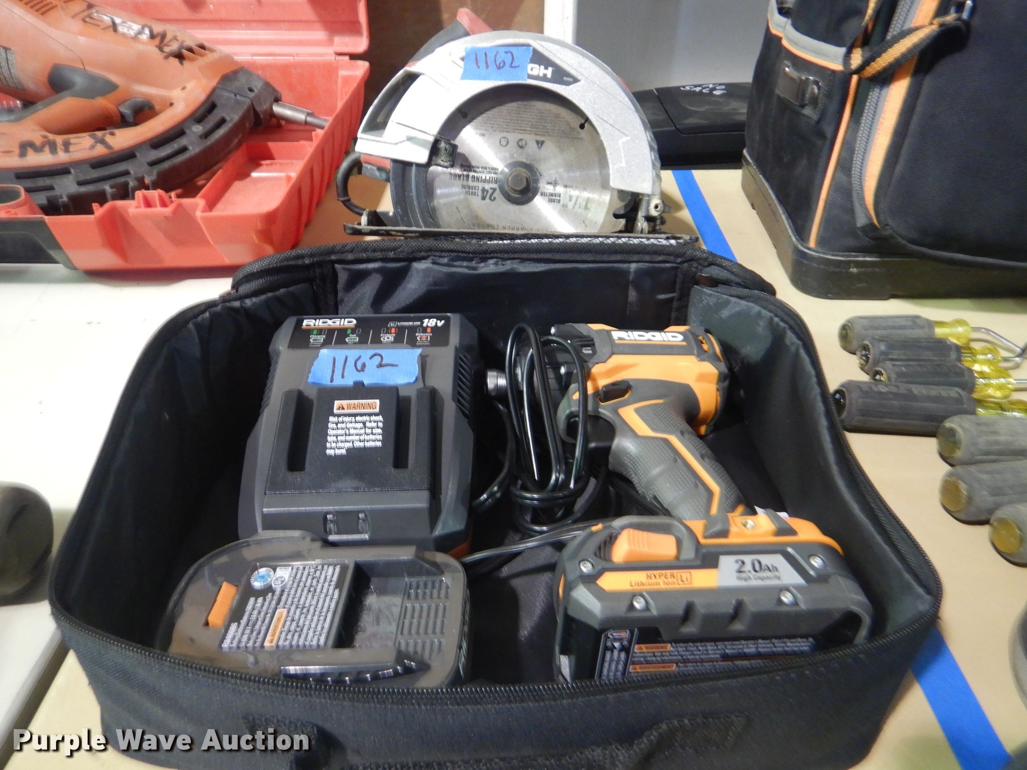 Ridgid Power Tool cycler saw in Tulsa, OK | Item HV9064 sold | Purple Wave