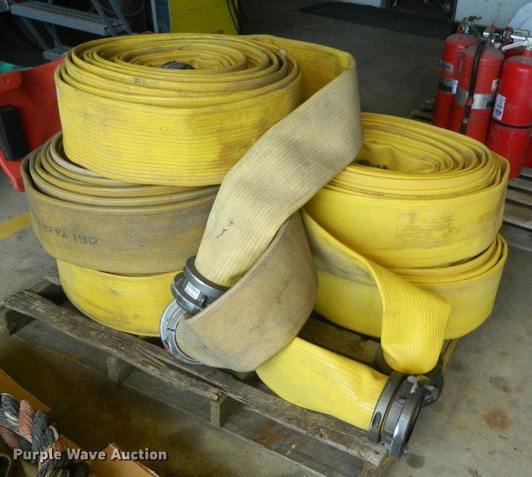 (5) LDH fire hoses in Bennington, KS | Item EH9473 sold | Purple Wave