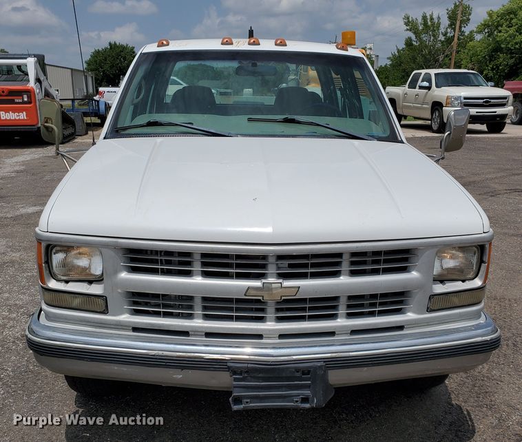 1998 Chevrolet Cheyenne 3500 Crew Cab utility bed pickup truck in ...