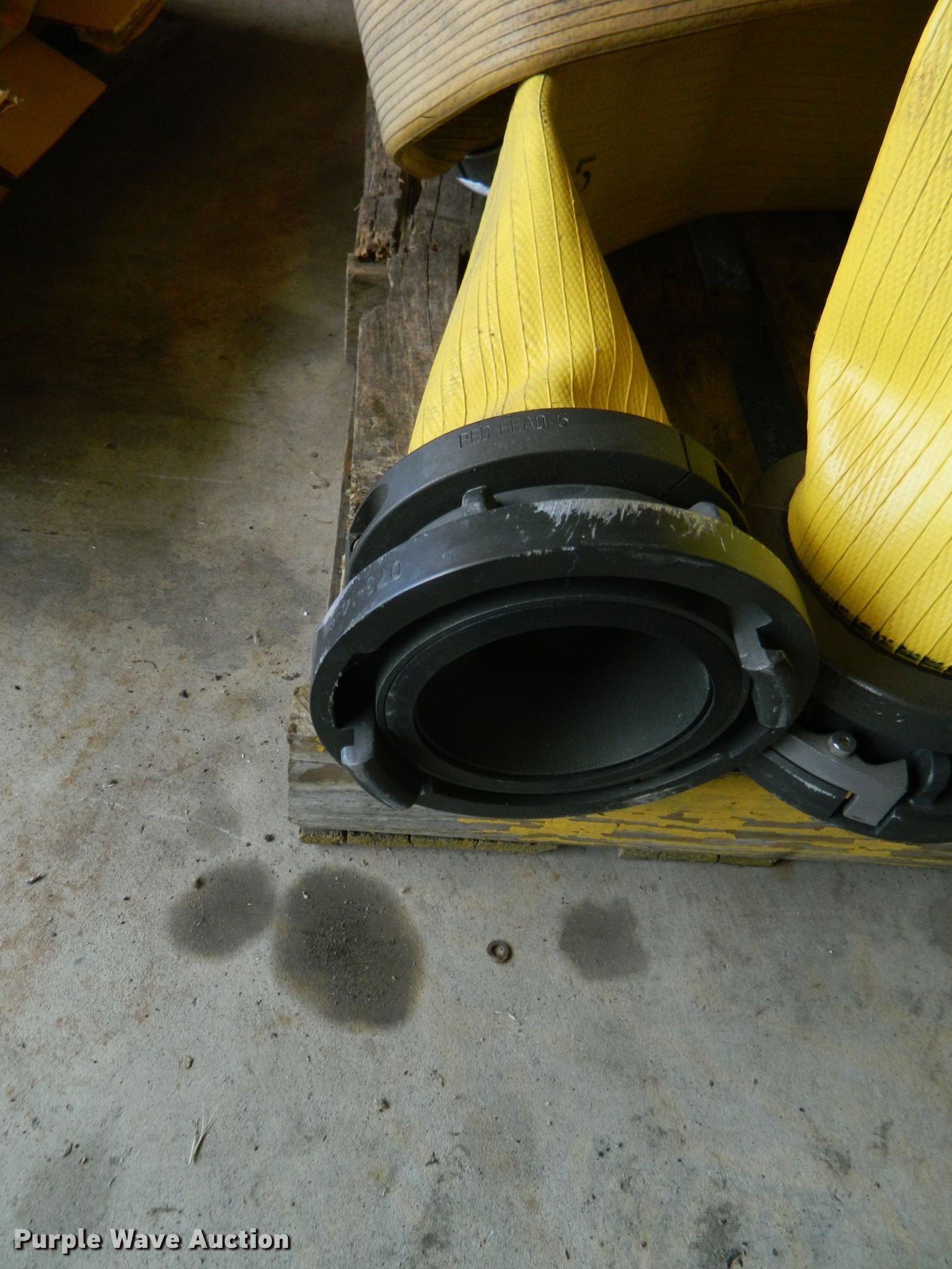 (5) LDH fire hoses in Bennington, KS | Item EH9473 sold | Purple Wave