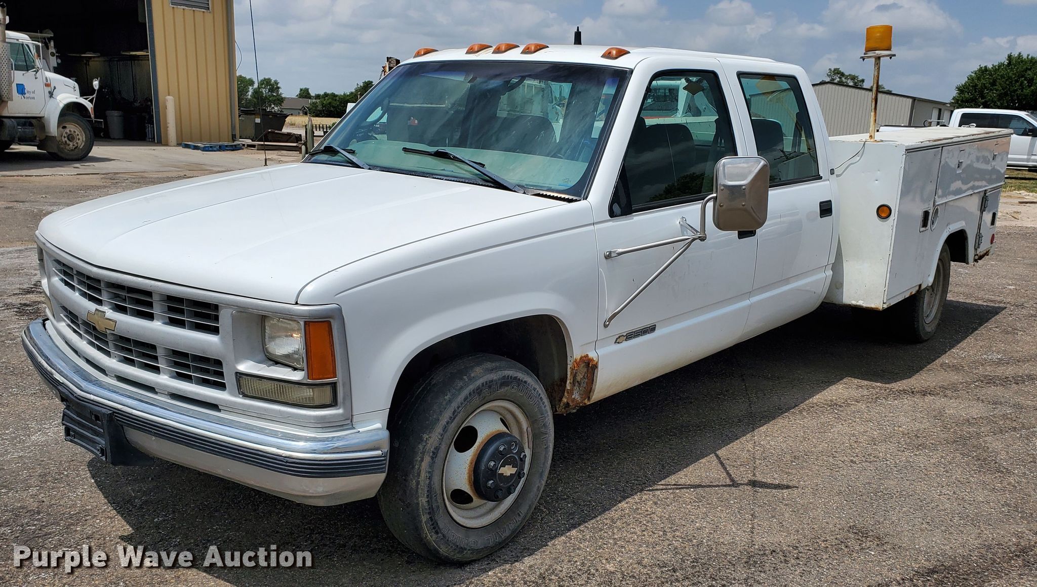 1998 Chevrolet Cheyenne 3500 Crew Cab utility bed pickup truck in ...