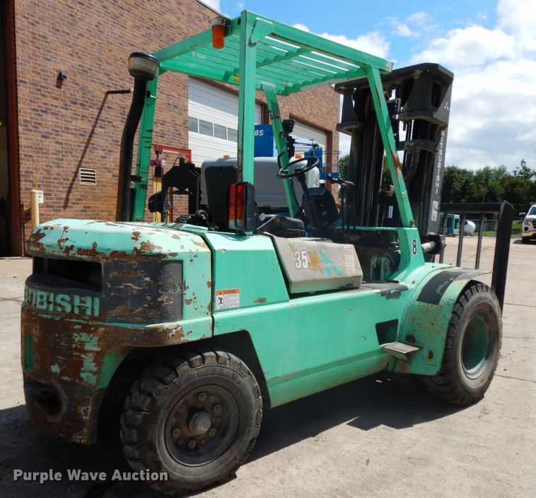 1999 Mitsubishi FD35 forklift in Doniphan, NE | Item DH6537 sold ...