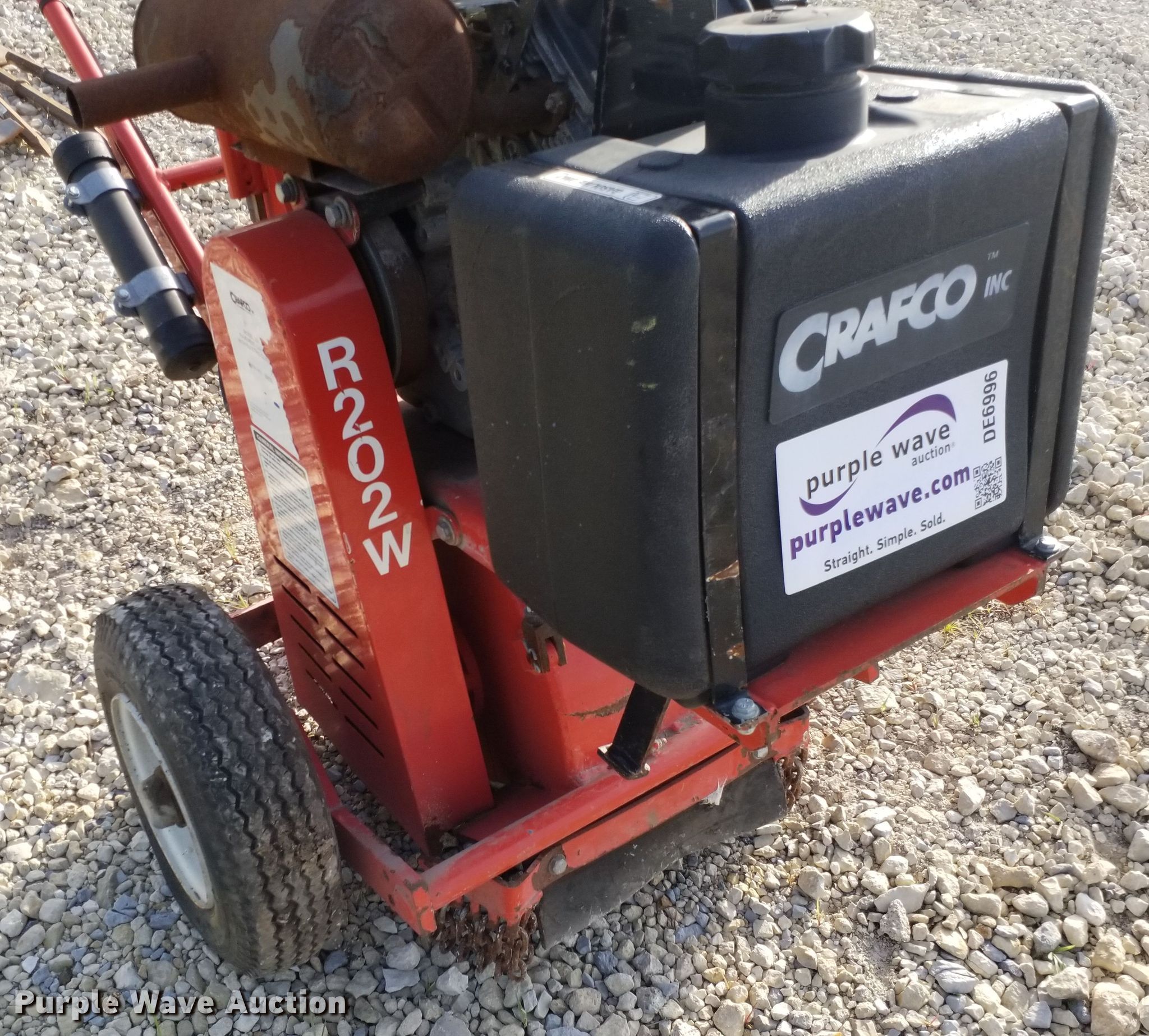 Crafco R202W crack router in El Dorado, KS | Item DE6996 sold | Purple Wave