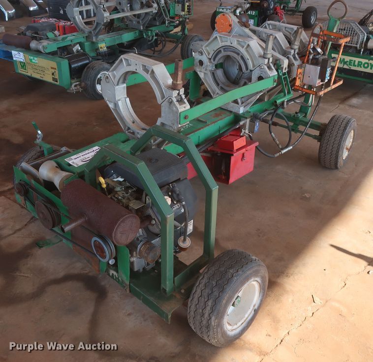 McElroy 412 poly pipe fusion machine in Oklahoma City, OK | Item DG7246 ...