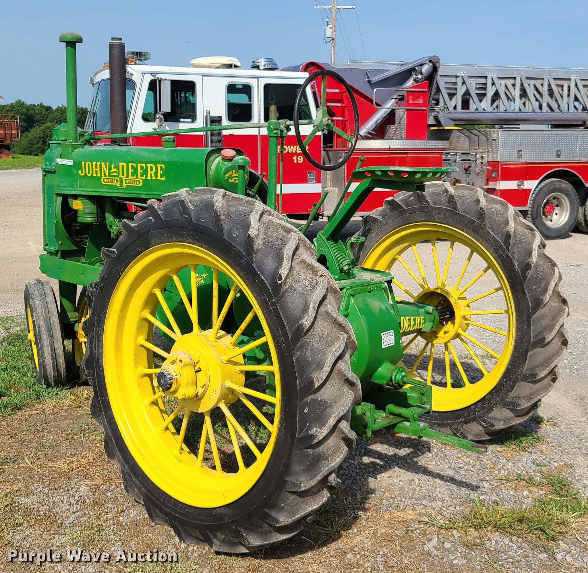 1937 John Deere A tractor in Higginsville, MO | Item GX9252 sold ...