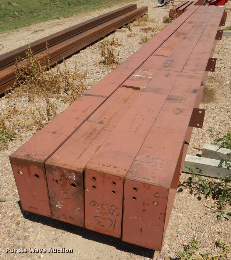 (4) steel I-beams in Imperial, NE | Item DG4515 sold | Purple Wave