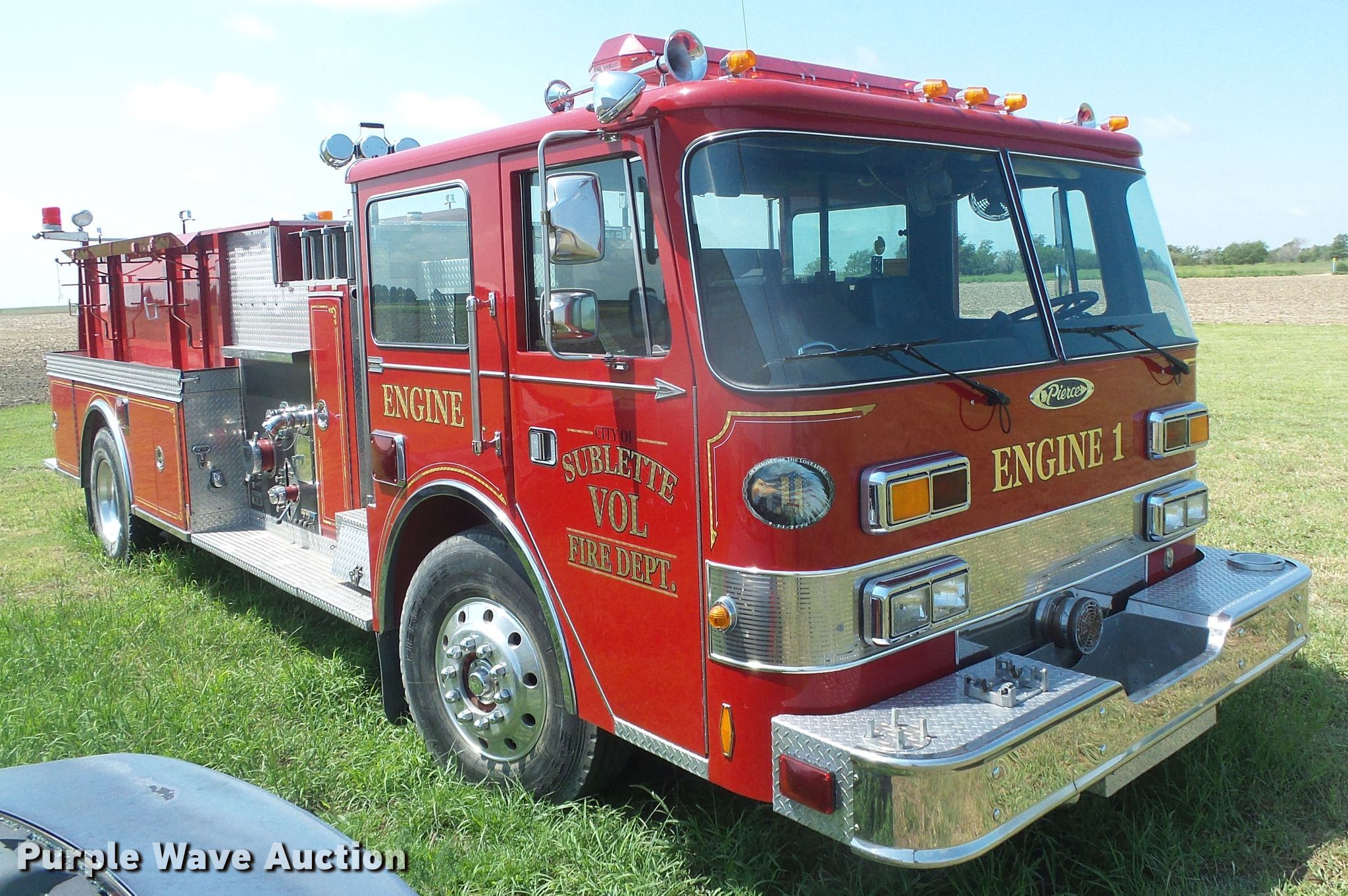 1989 Pierce E4525 pumper fire truck in Sublette, KS | Item DD0393 sold ...