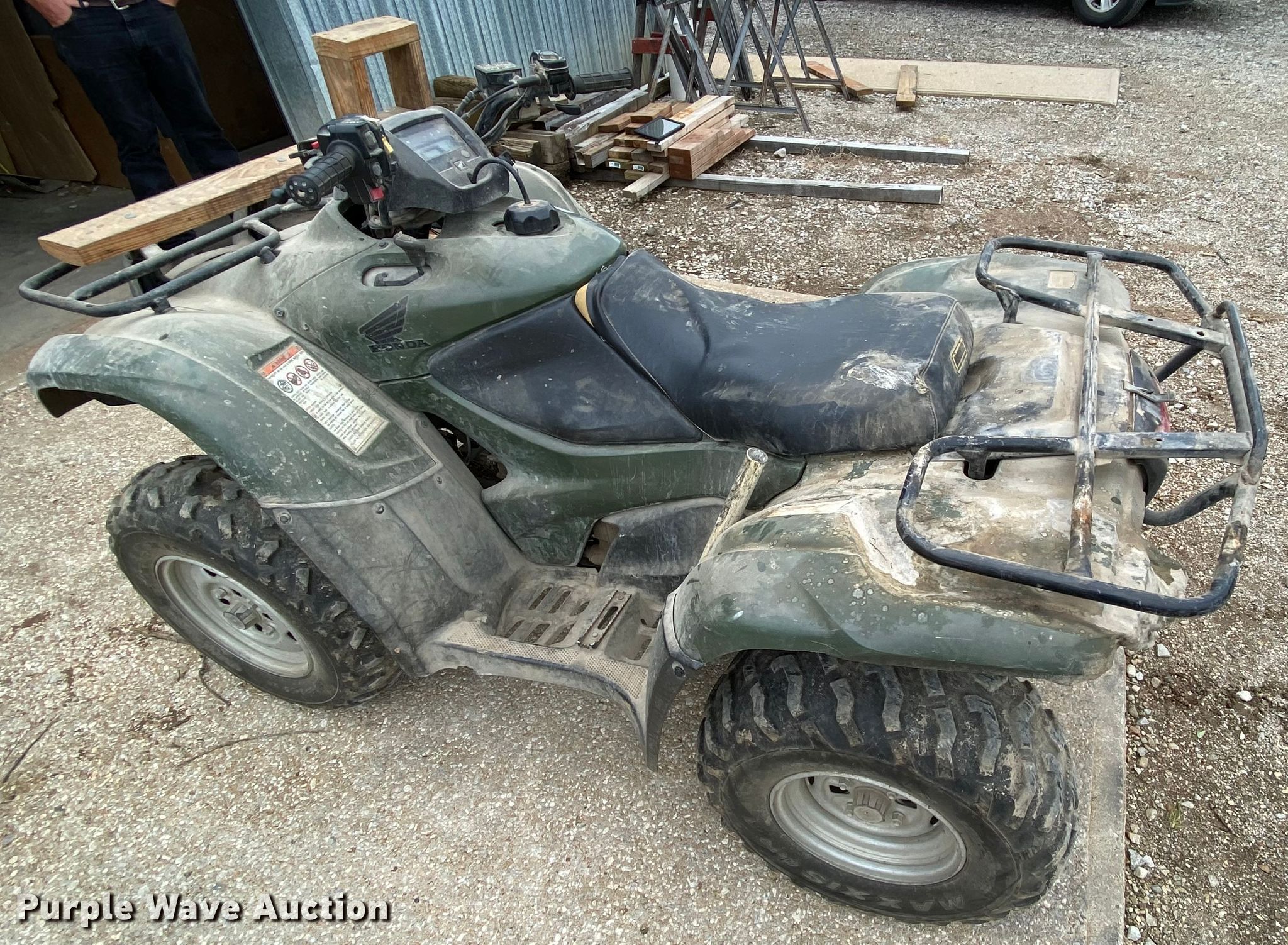 2009 Honda Rancher AT ATV in Columbus, KS | Item HA9536 sold | Purple Wave