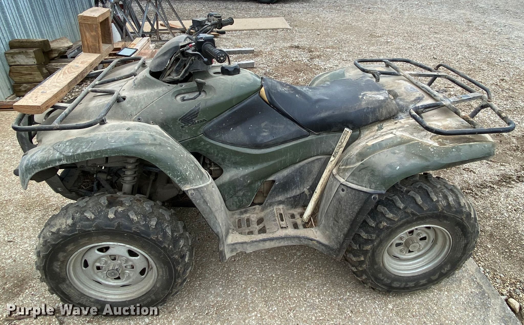 2009 Honda Rancher AT ATV in Columbus, KS | Item HA9536 sold | Purple Wave