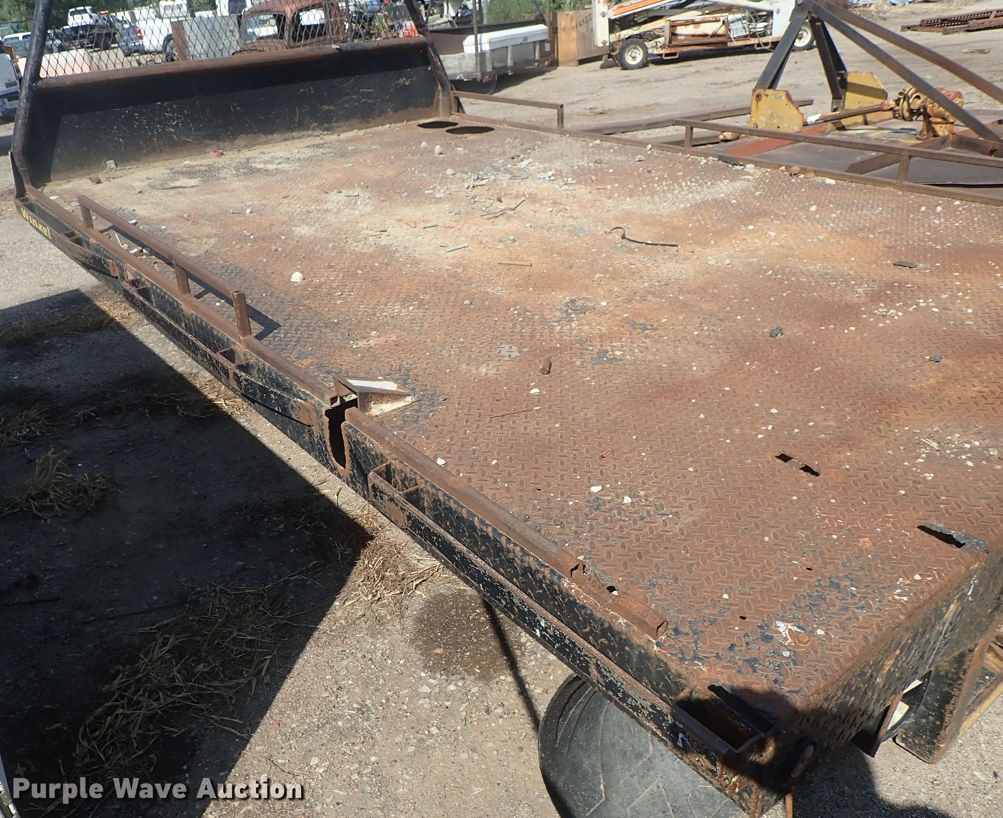 Winkel steel flatbed in Hutchinson, KS | Item DI4635 sold | Purple Wave