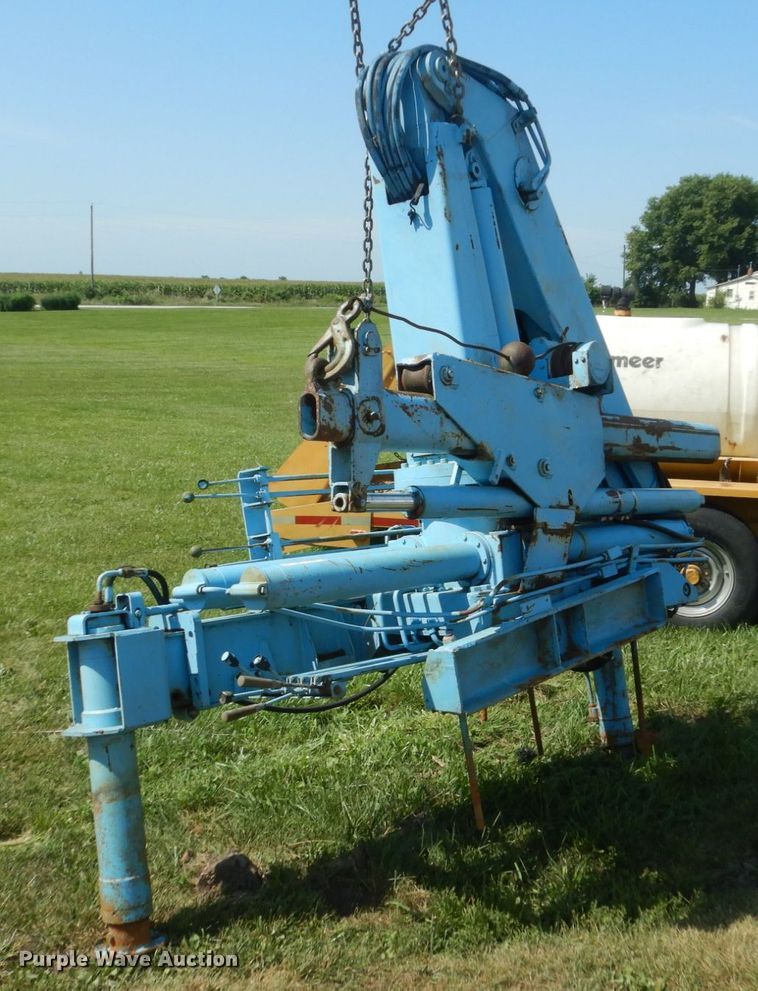 Hiab 950 knuckle boom crane in Allerton, IA | Item FT9051 sold | Purple ...
