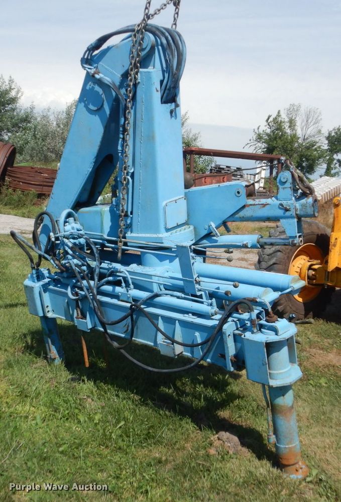 Hiab 950 knuckle boom crane in Allerton, IA | Item FT9051 sold | Purple ...