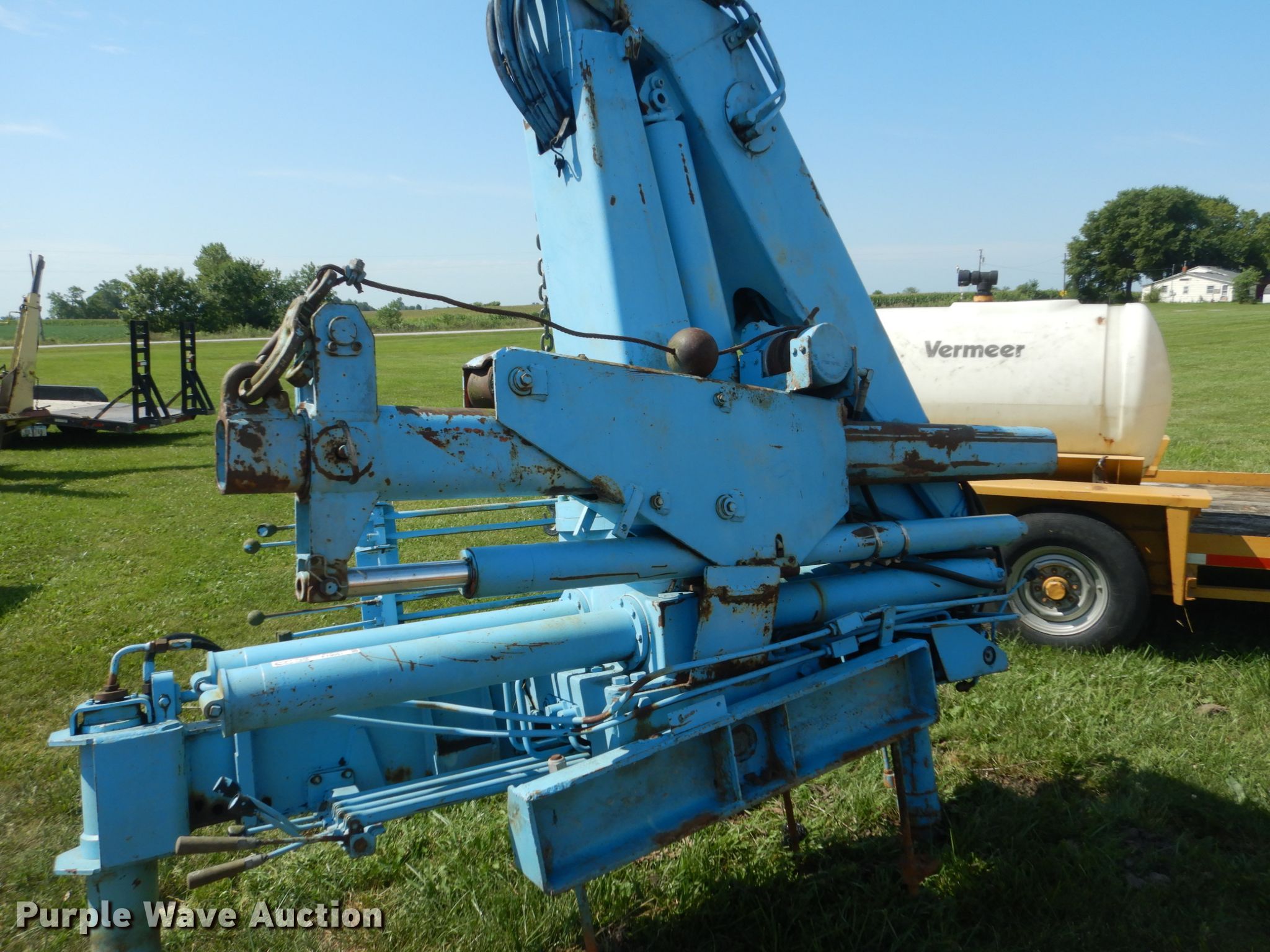 Hiab 950 knuckle boom crane in Allerton, IA | Item FT9051 sold | Purple ...