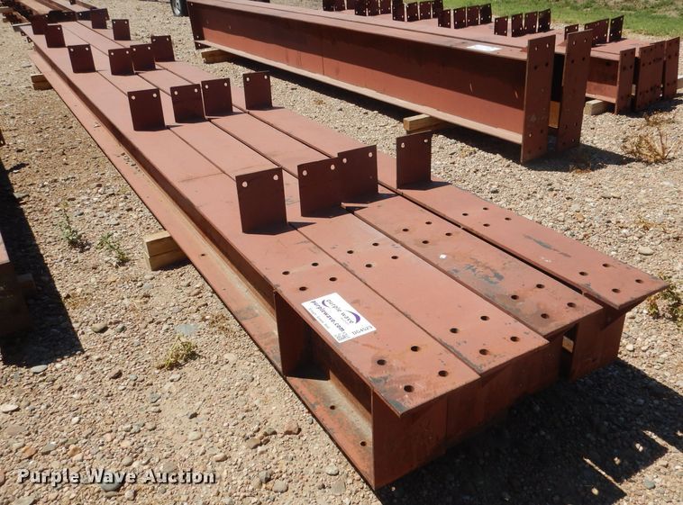 (4) steel I-beams in Imperial, NE | Item DG4523 sold | Purple Wave