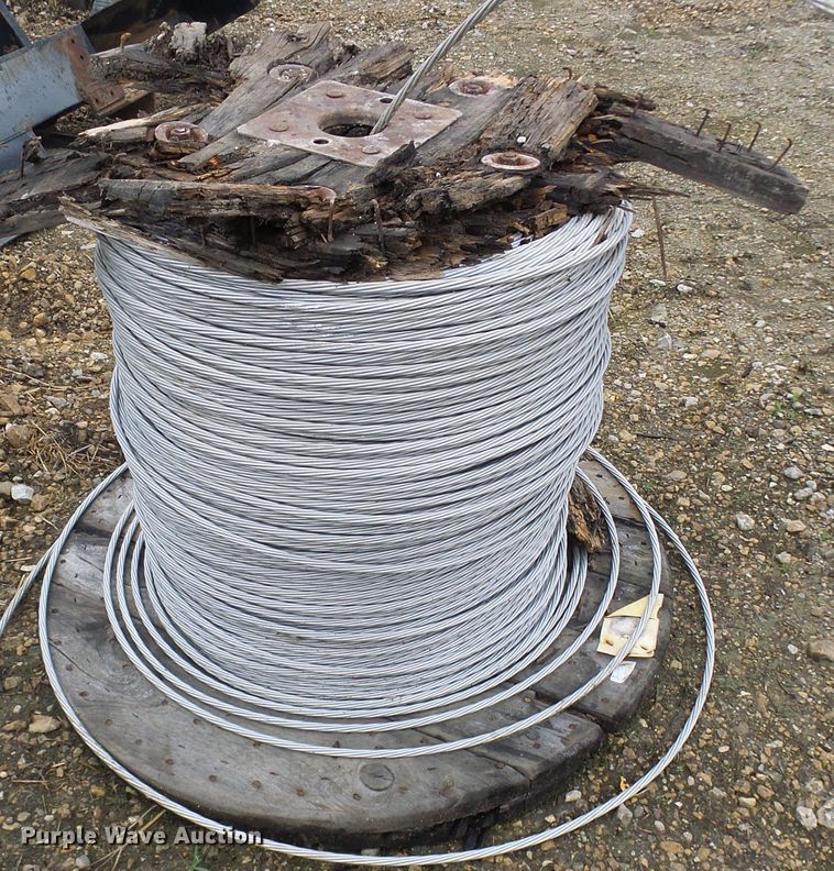 Spool of ground cable in Kingdom City, MO | Item EP9897 sold | Purple Wave