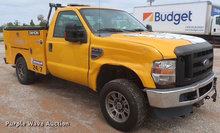 2008 Ford F250 utility bed pickup truck in Oklahoma City, OK | Item ...