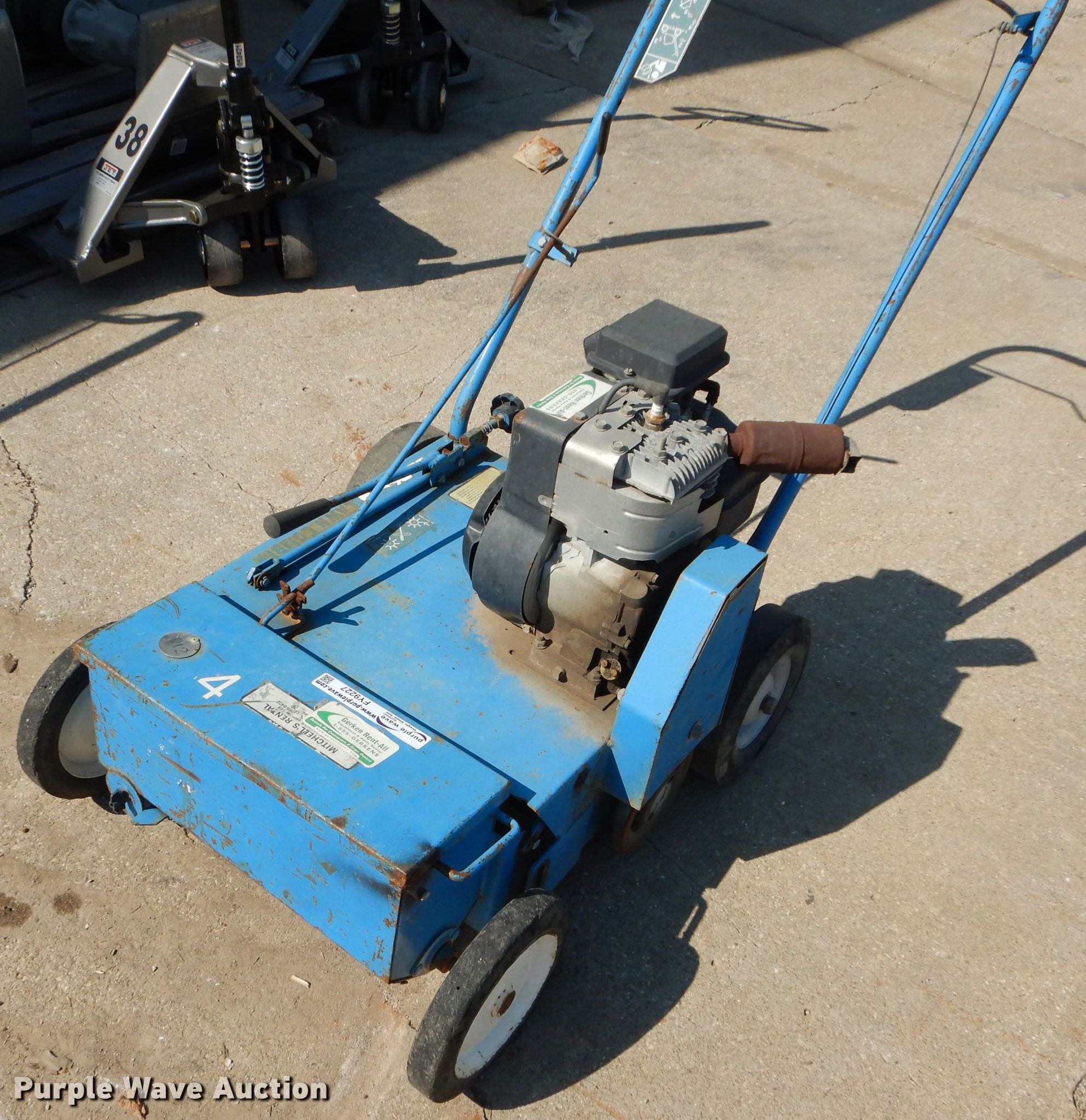 Blue Bird 520 power rake in Paola, KS | Item FY9227 sold | Purple Wave