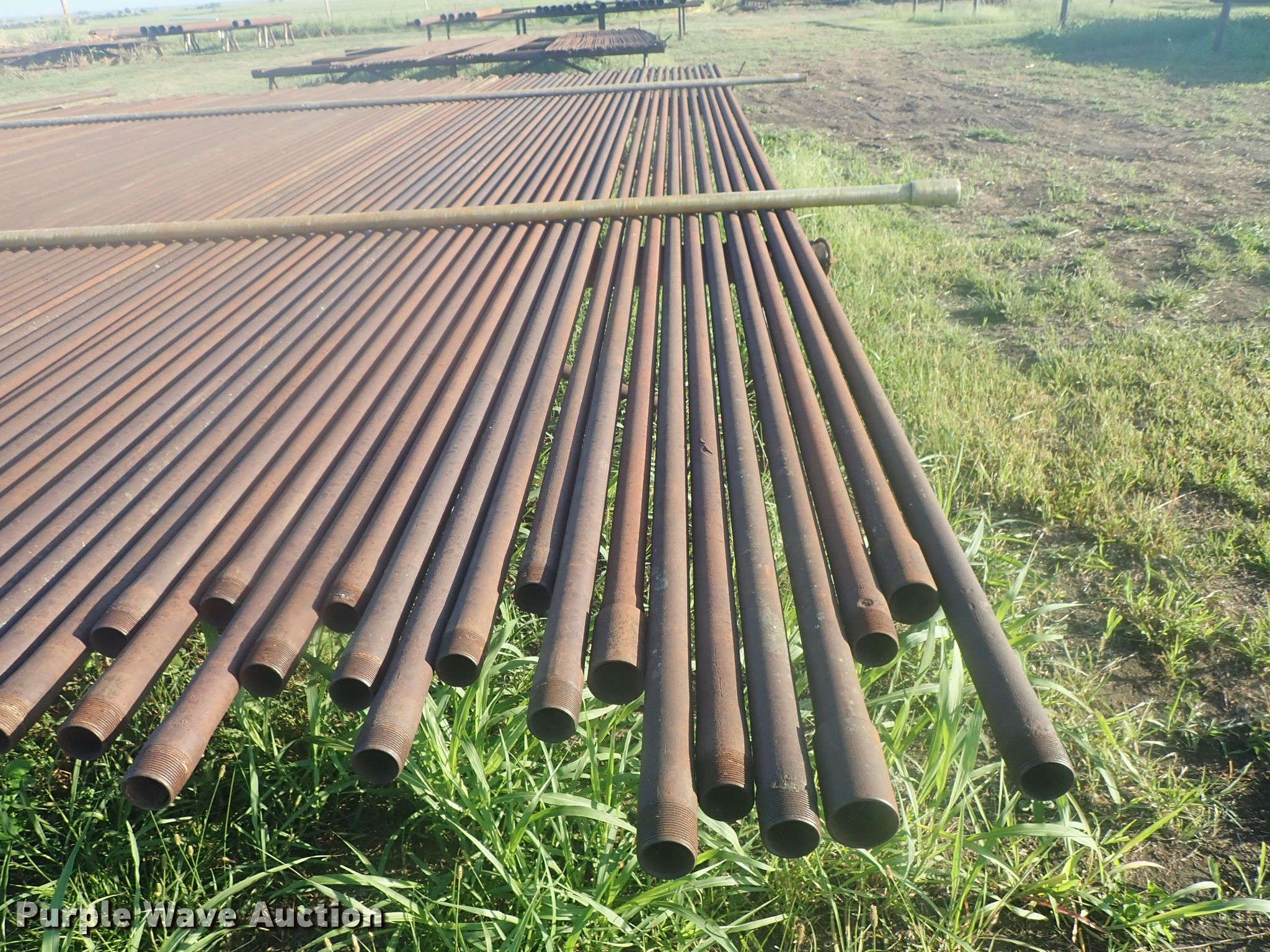 Approximately 100 drill stem pipes in Eureka, KS | Item GV9705 sold ...