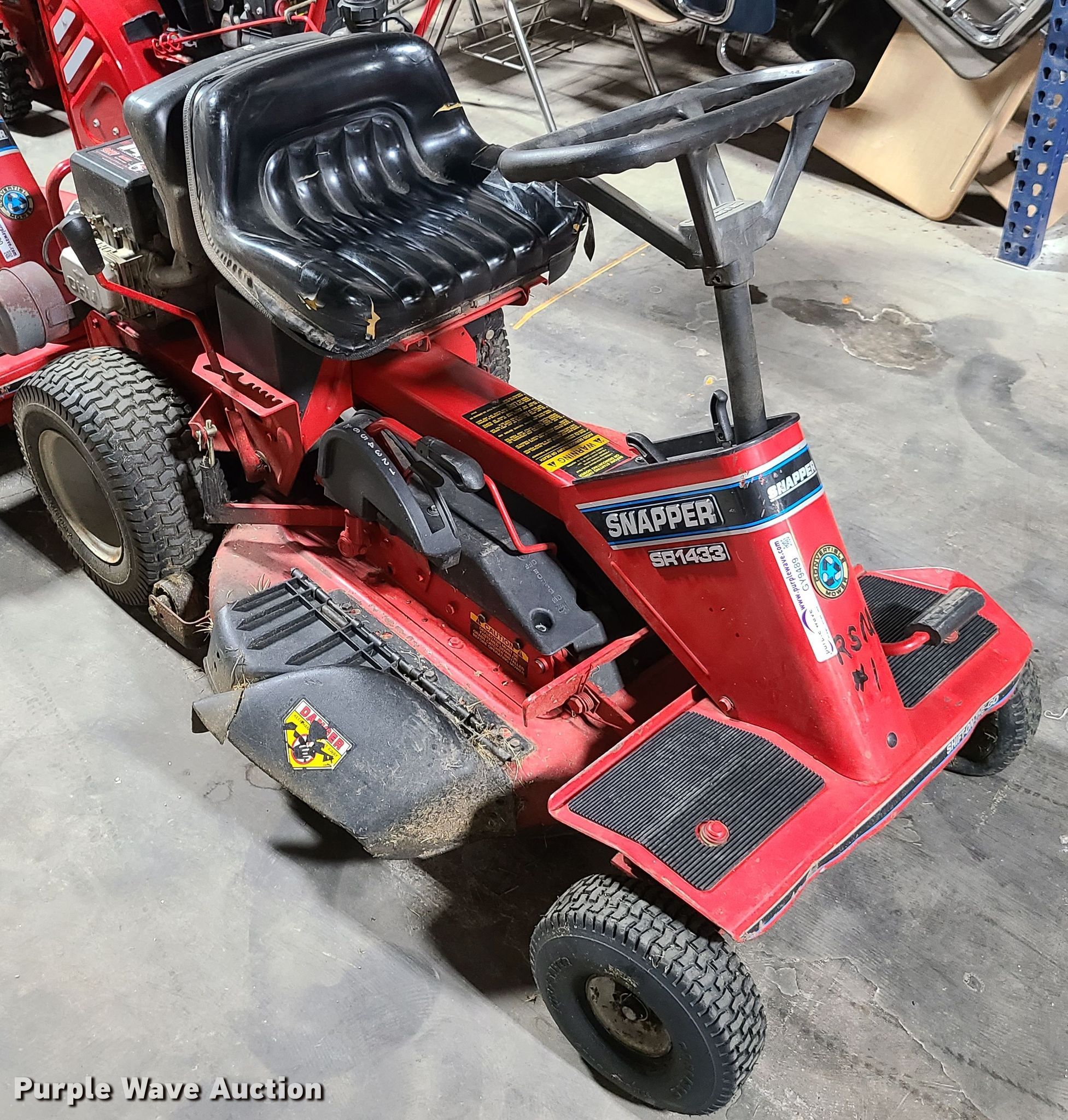 (2) Snapper SR1433 lawn mowers in Raytown, MO | Item GY9489 sold ...