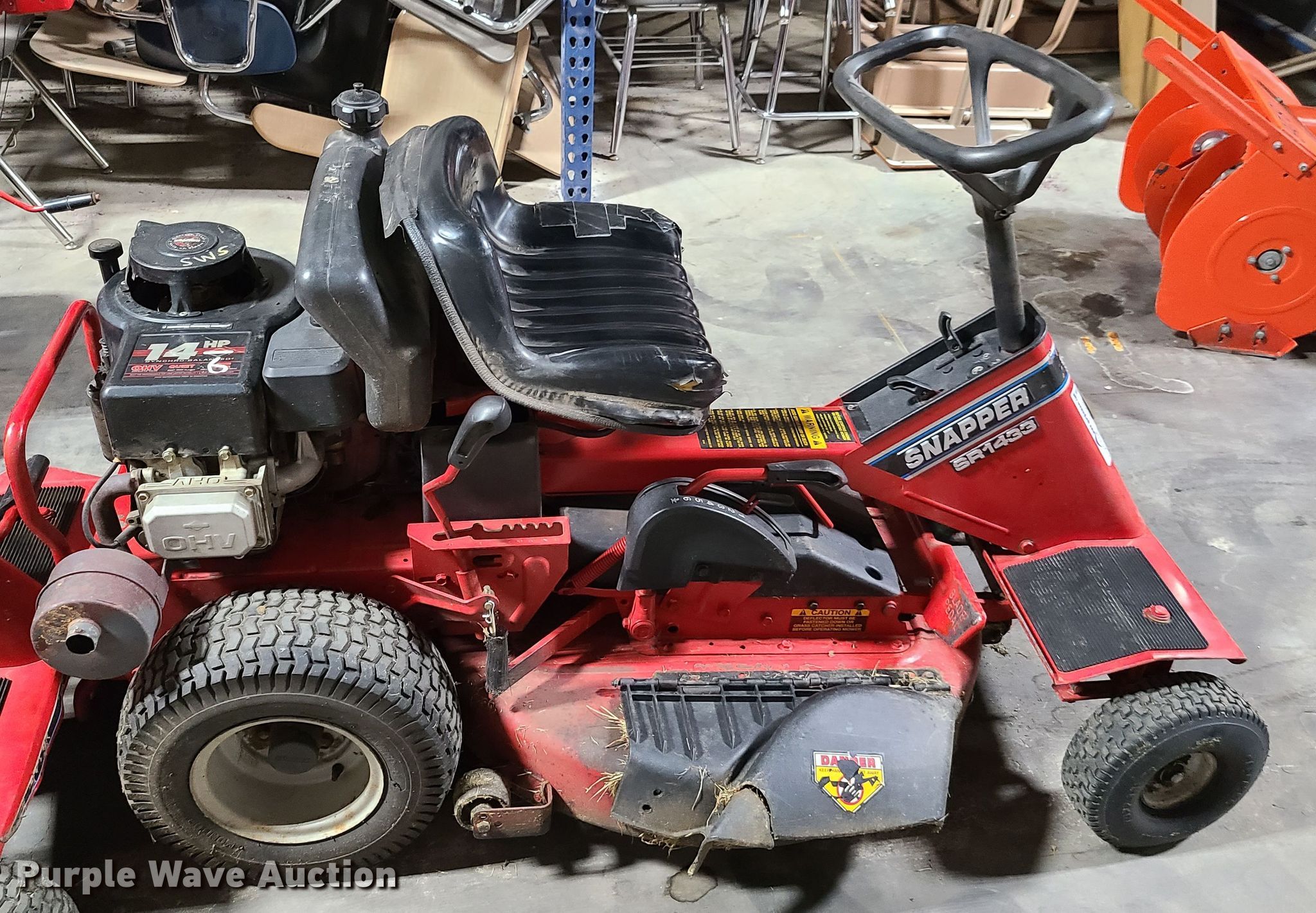 (2) Snapper SR1433 lawn mowers in Raytown, MO | Item GY9489 sold ...
