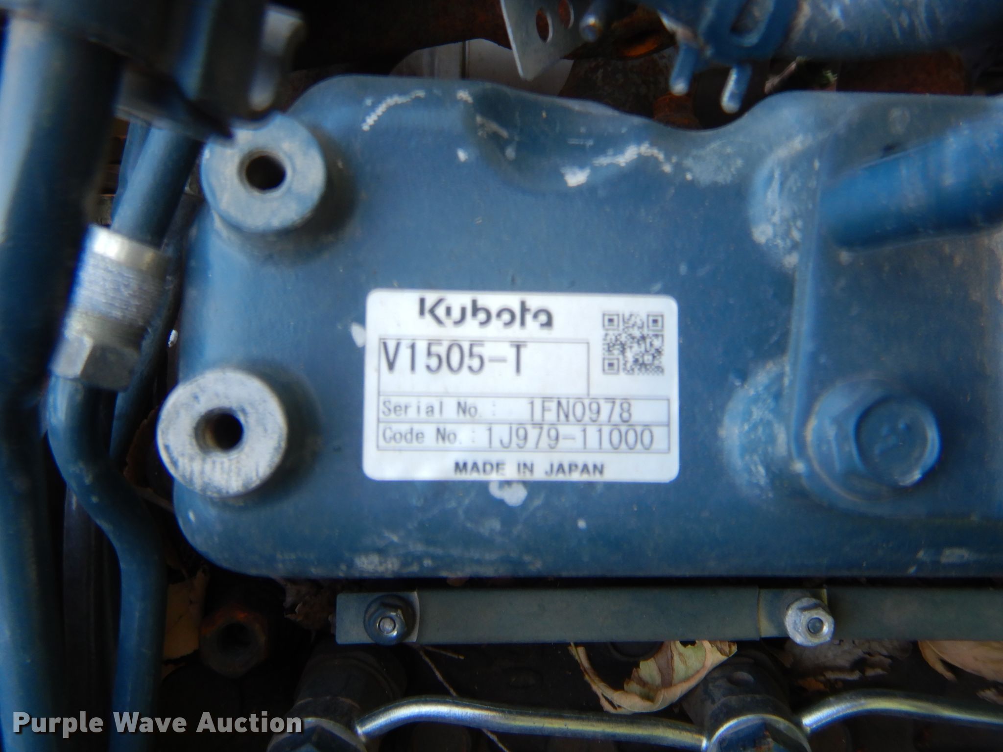 Kubota V1505-T 1.498L four cylinder diesel engine in Oklahoma City, OK | Item HB9431 sold ...