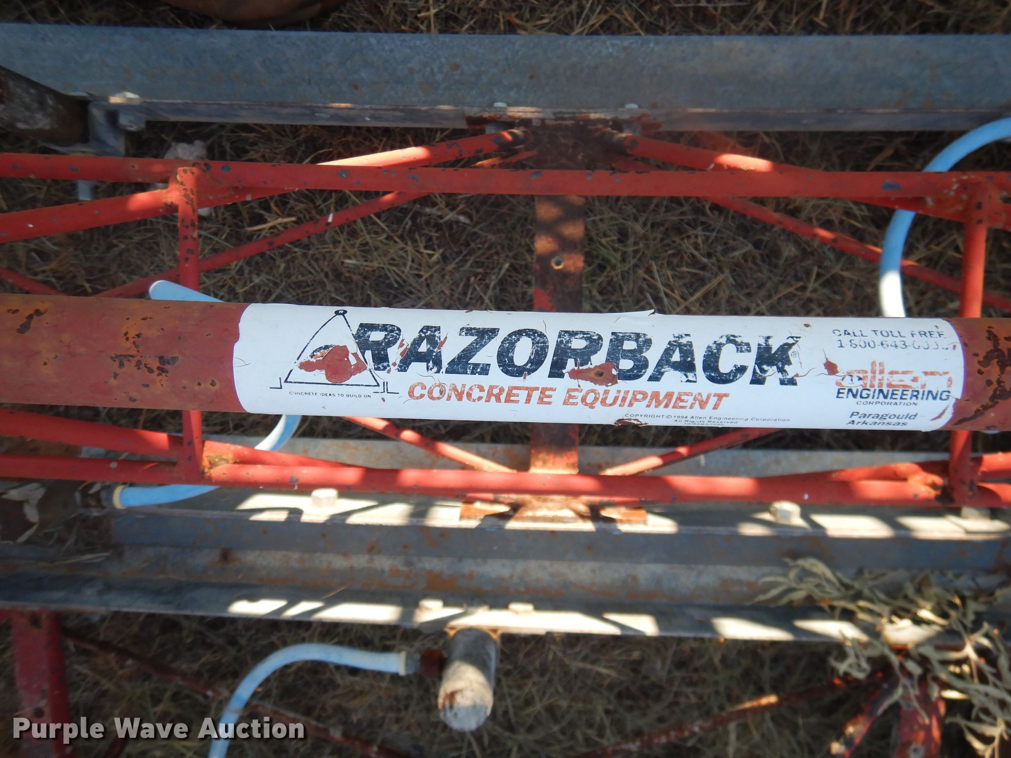 Allen Razorback bridge deck finisher in Wolfforth, TX | Item HO9034 ...