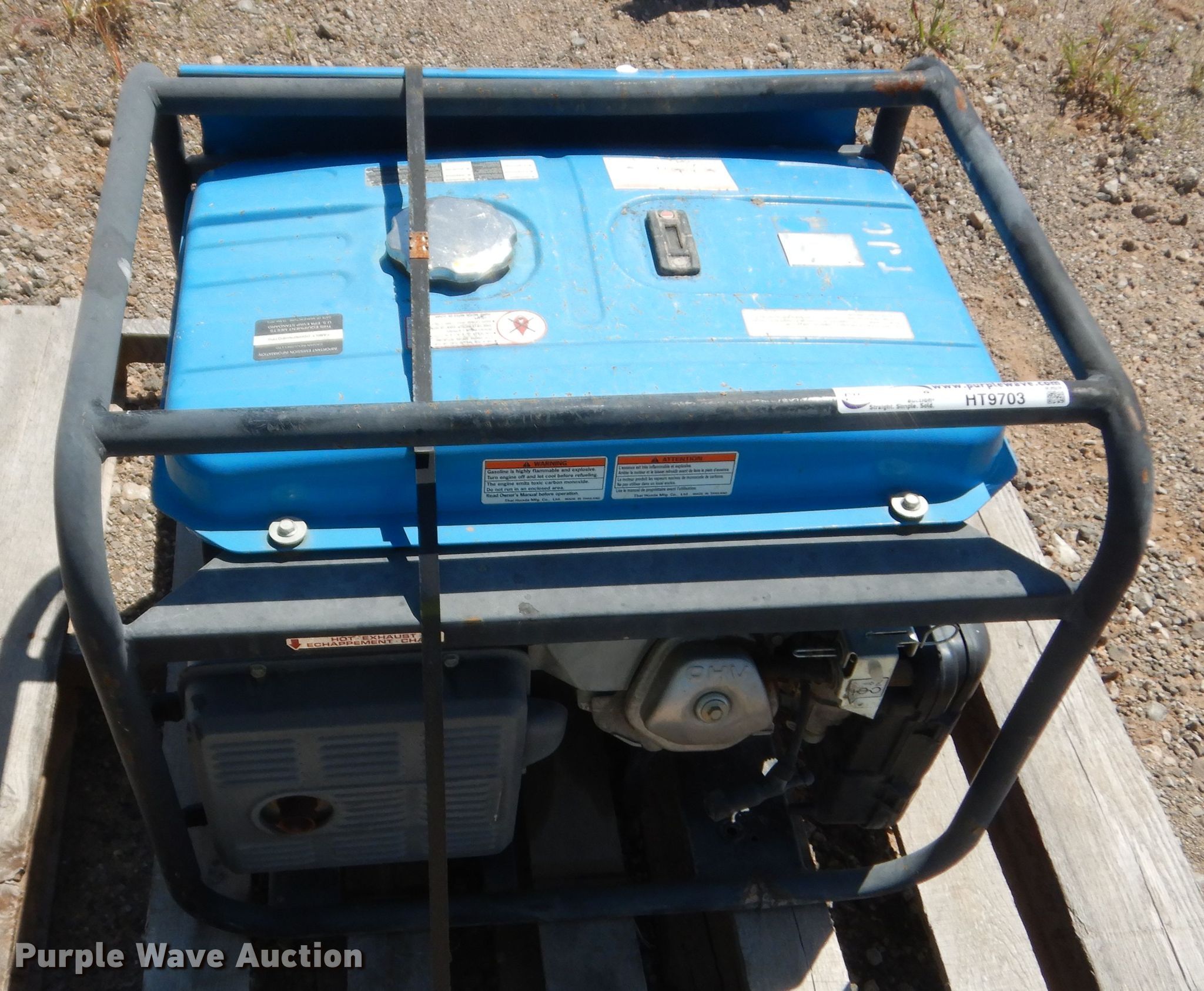 Tsurumi TPG4-6000HD generator in Edmond, OK | Item HT9703 sold | Purple Wave